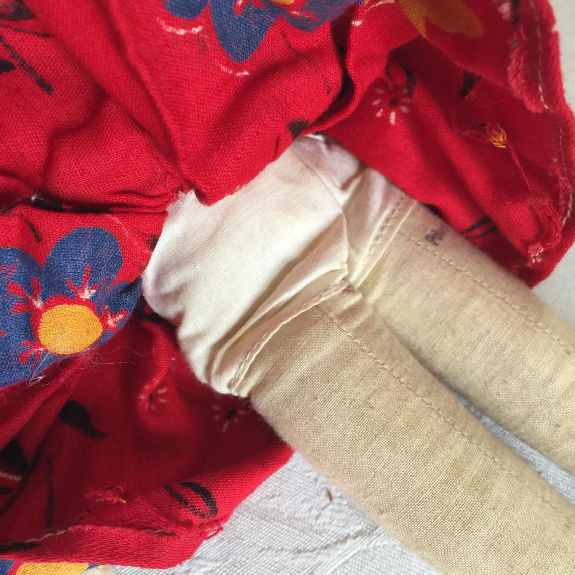 Vintage 1950s Polish Stuffed Doll With Traditional Dress and Long ...