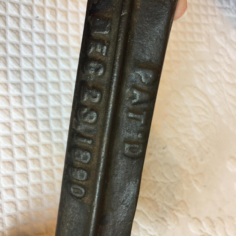 Vintage 10K Cast Iron Foot Form for Shoemaker. Great for Display in a ...