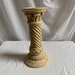 Vintage Pillar Column Candle Holder. Round or Square Design of Old ...