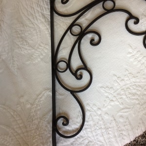 Vintage Wrought Iron Swirls and Curly Cues for Outdoor or Indoor Corner ...
