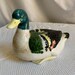 Vintage Ceramic Duck Box. Head and Top of Duck Removes to Hold Items in ...