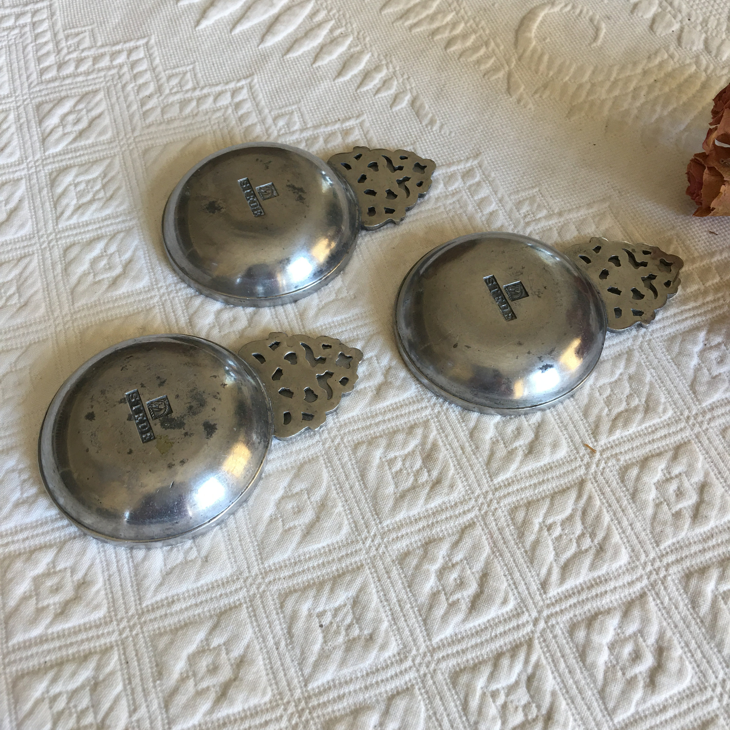 Vintage One Stede Pewter Wine Tasting Cup. Marked With a Stede | Etsy