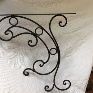 Vintage Wrought Iron Swirls and Curly Cues for Outdoor or Indoor Corner ...