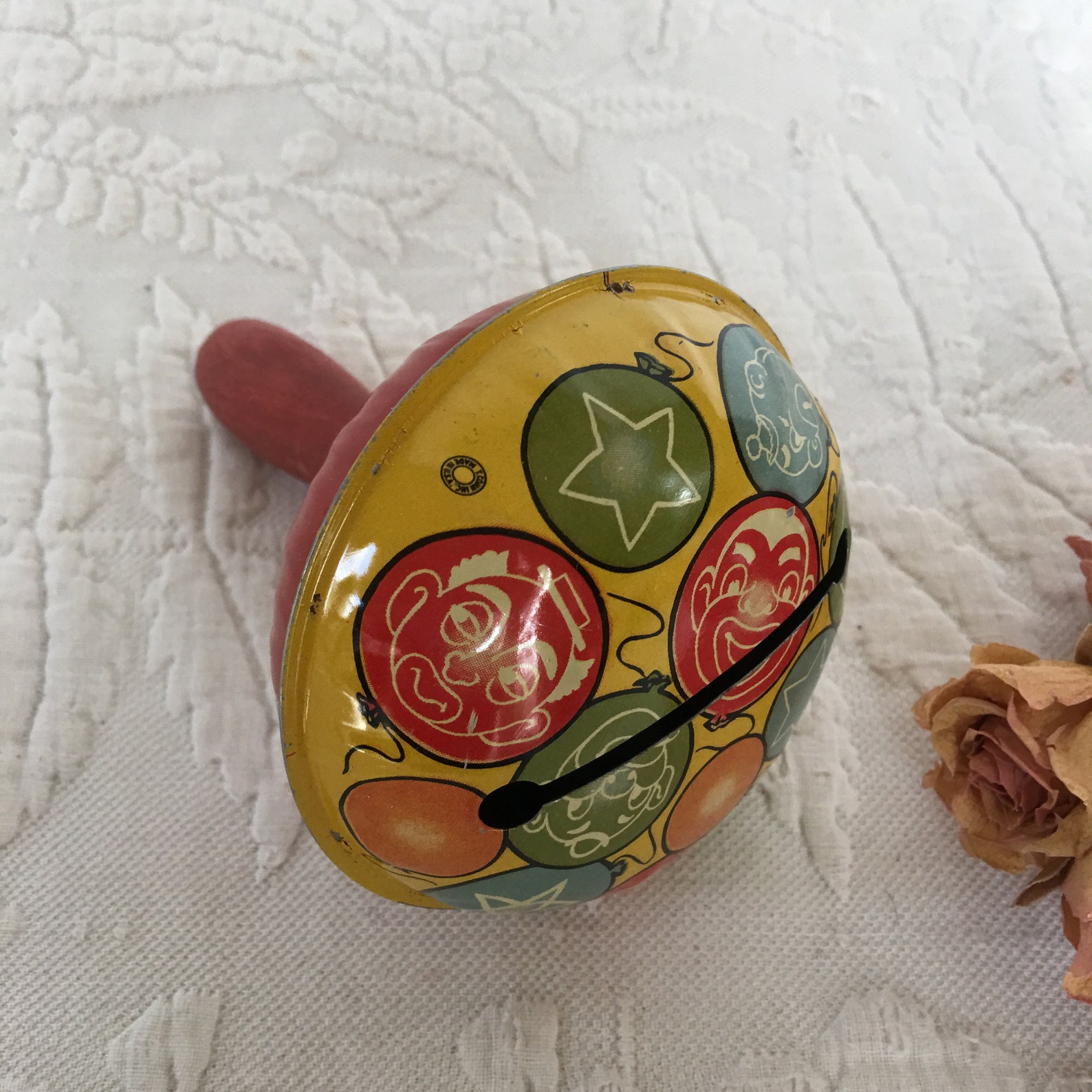 Vintage 1930s Noise Maker Rattle Toy. Wood Handled Rattle Type - Etsy