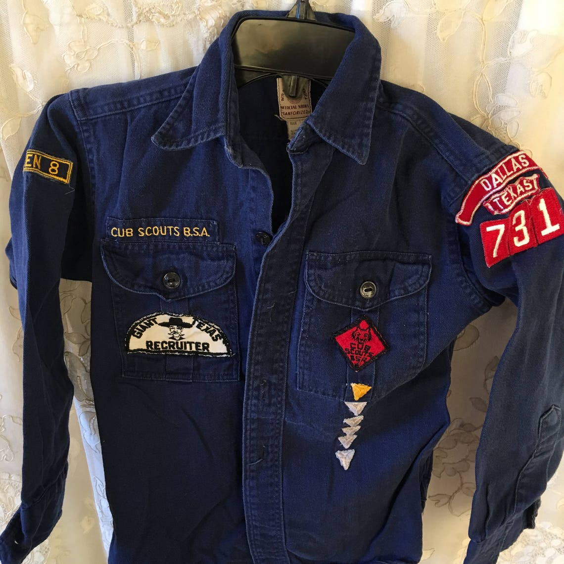 Vintage Boy Scout Cub Scout Uniform From Dallas, Texas 731, Den 8, in ...
