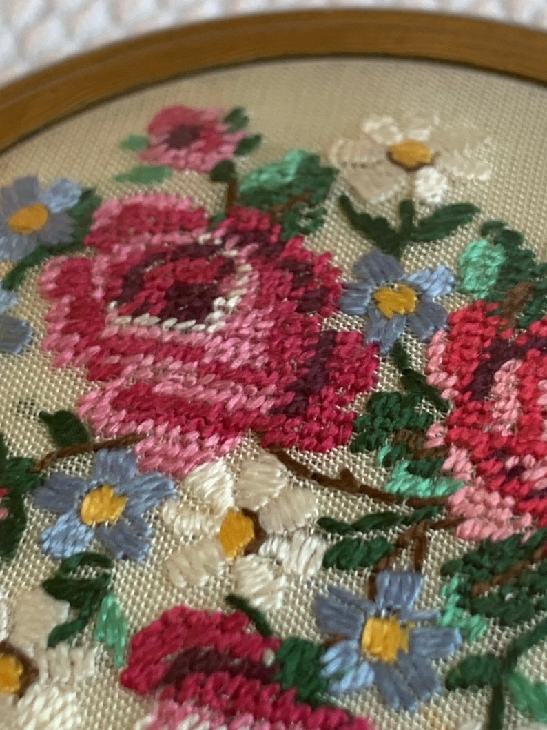 Vintage Petit Point Compact With Lovely Brass Frame. Petit Point ...