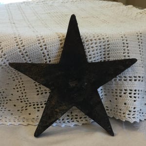 Vintage Cast Iron Large House Star. 7 3/4 Cast Iron Star for Indoor or ...