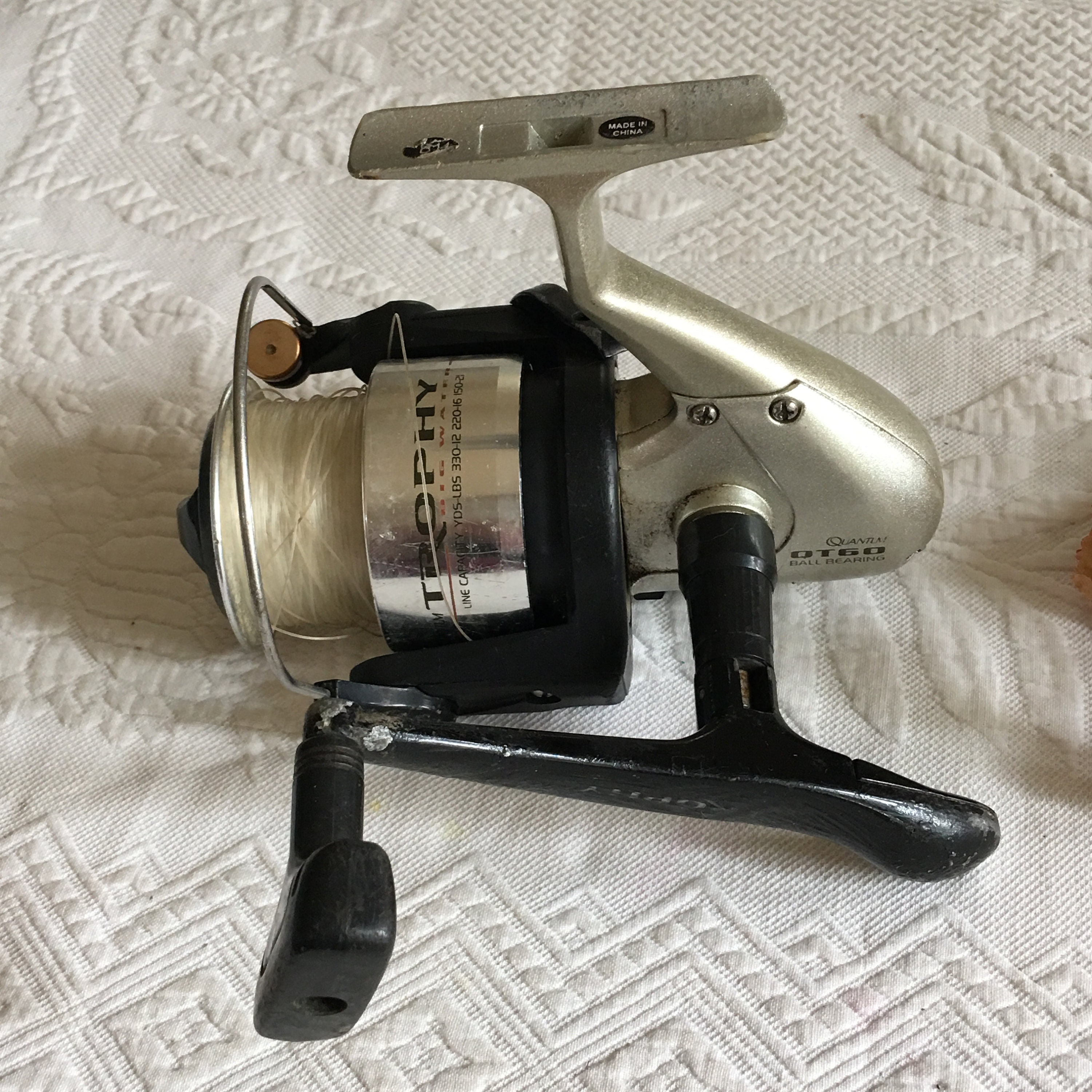 Vintage Quantum Trophy QT60 Fishing Reel. Spinning Ball | Etsy