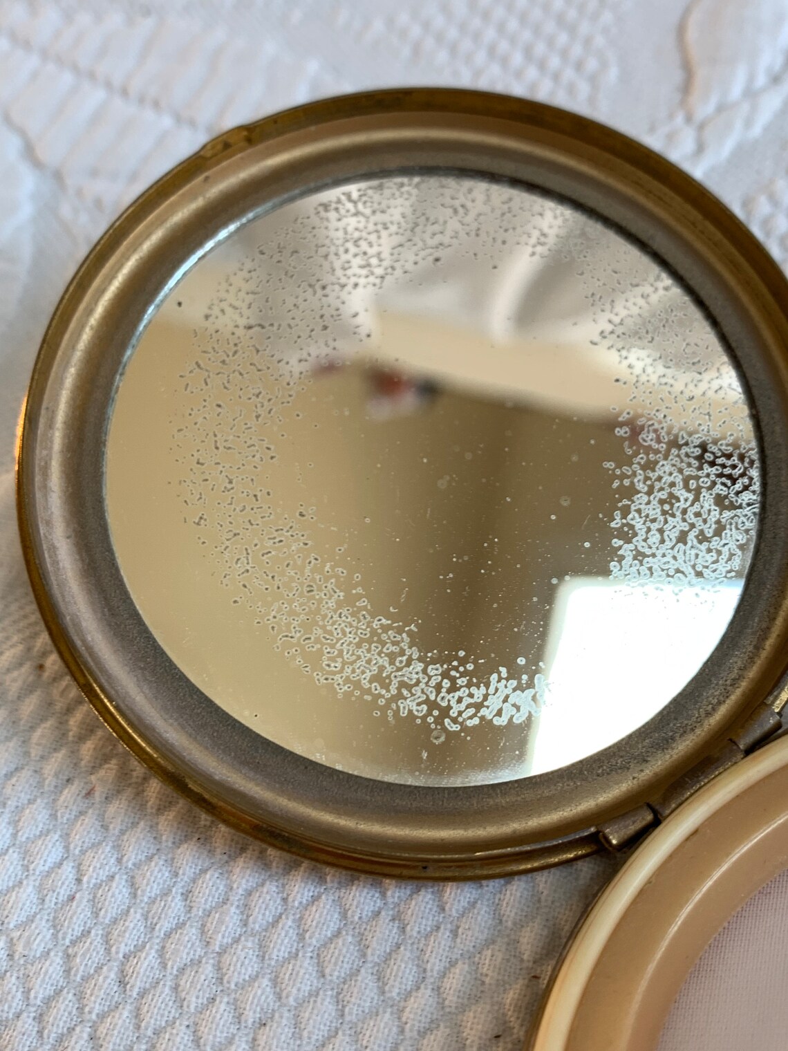 Vintage Petit Point Compact With Lovely Brass Frame. Petit Point ...