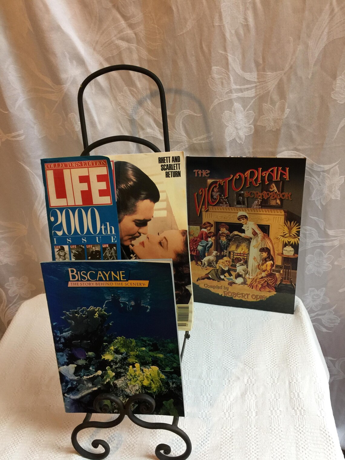Black Folding Picture or Book Stand. Great for Shop Display Use or for ...