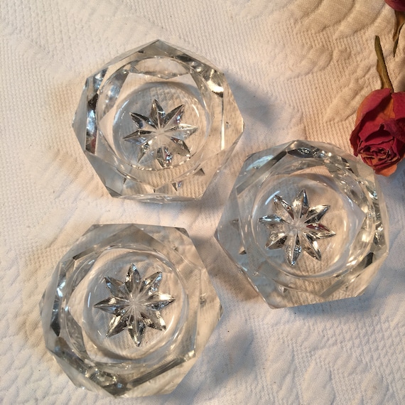Vintage Lead Crystal Salt Dishes Home & Living Dining & Serving Salt ...