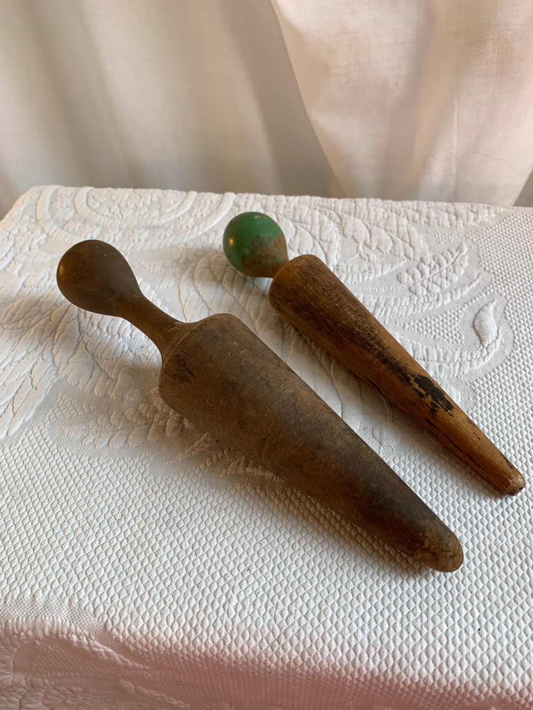 Vintage Wood Sieve Pusher for Straining Fruit or Other Food. Cone ...