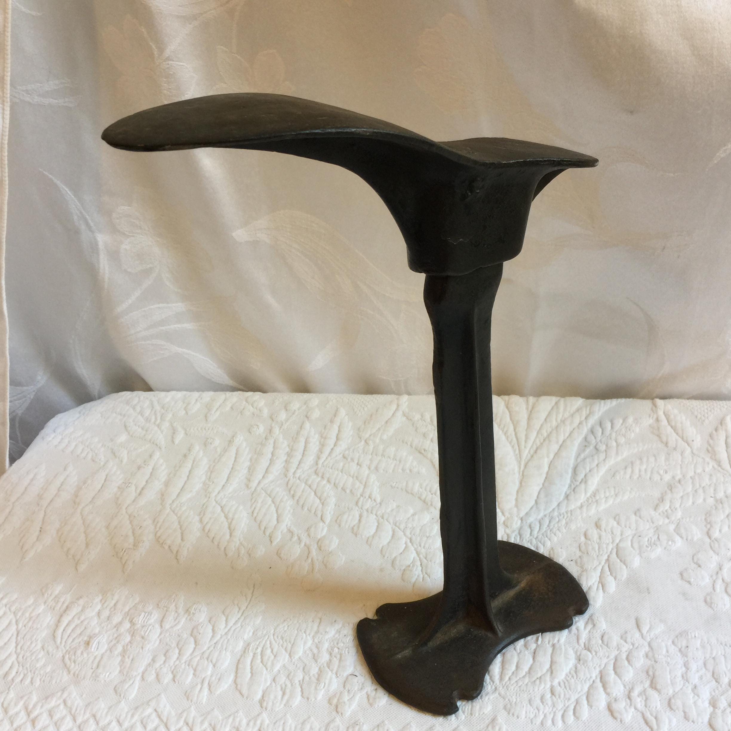 Vintage 10K Cast Iron Foot Form for Shoemaker. Great for Display in a ...