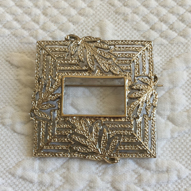 Square Brooch - Etsy