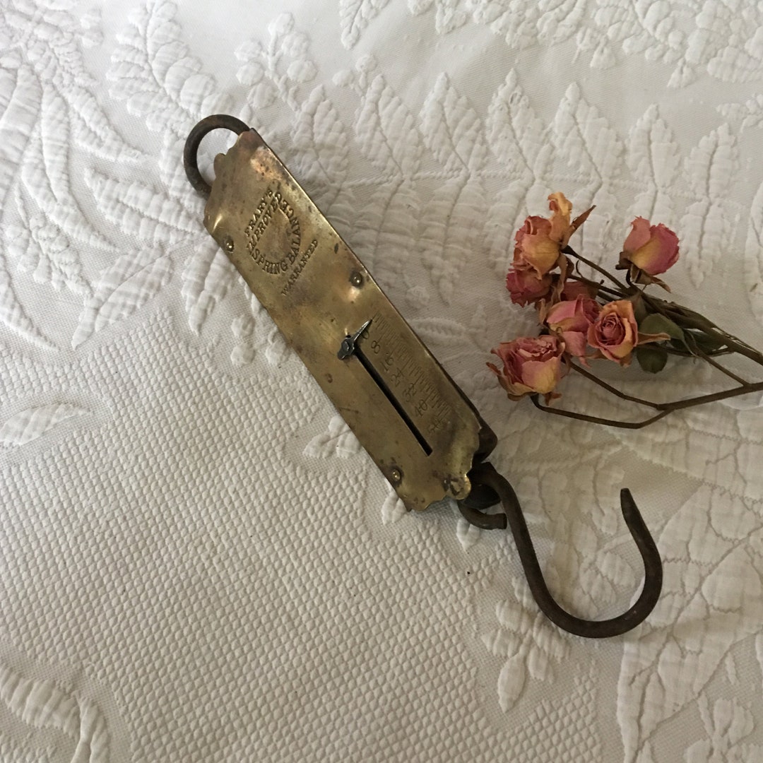 Vintage Hanging Scale. Frary's Improved Spring Balance Warranted Scale ...