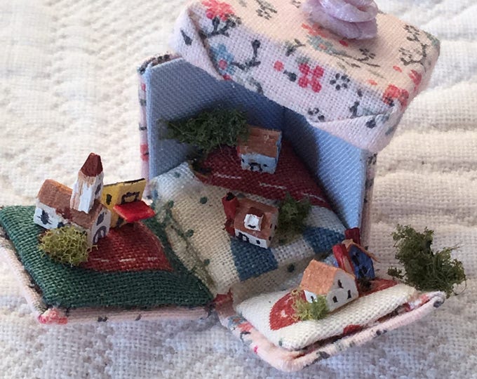 Vintage Kit and Instructions to Make a Fold-away Box for a Dimensional ...