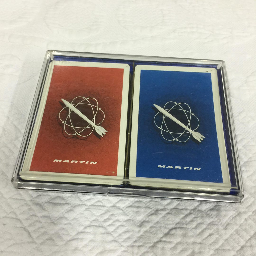 Vintage Martin Playing Cards or Northbrook Playing Cards. Lockheed ...