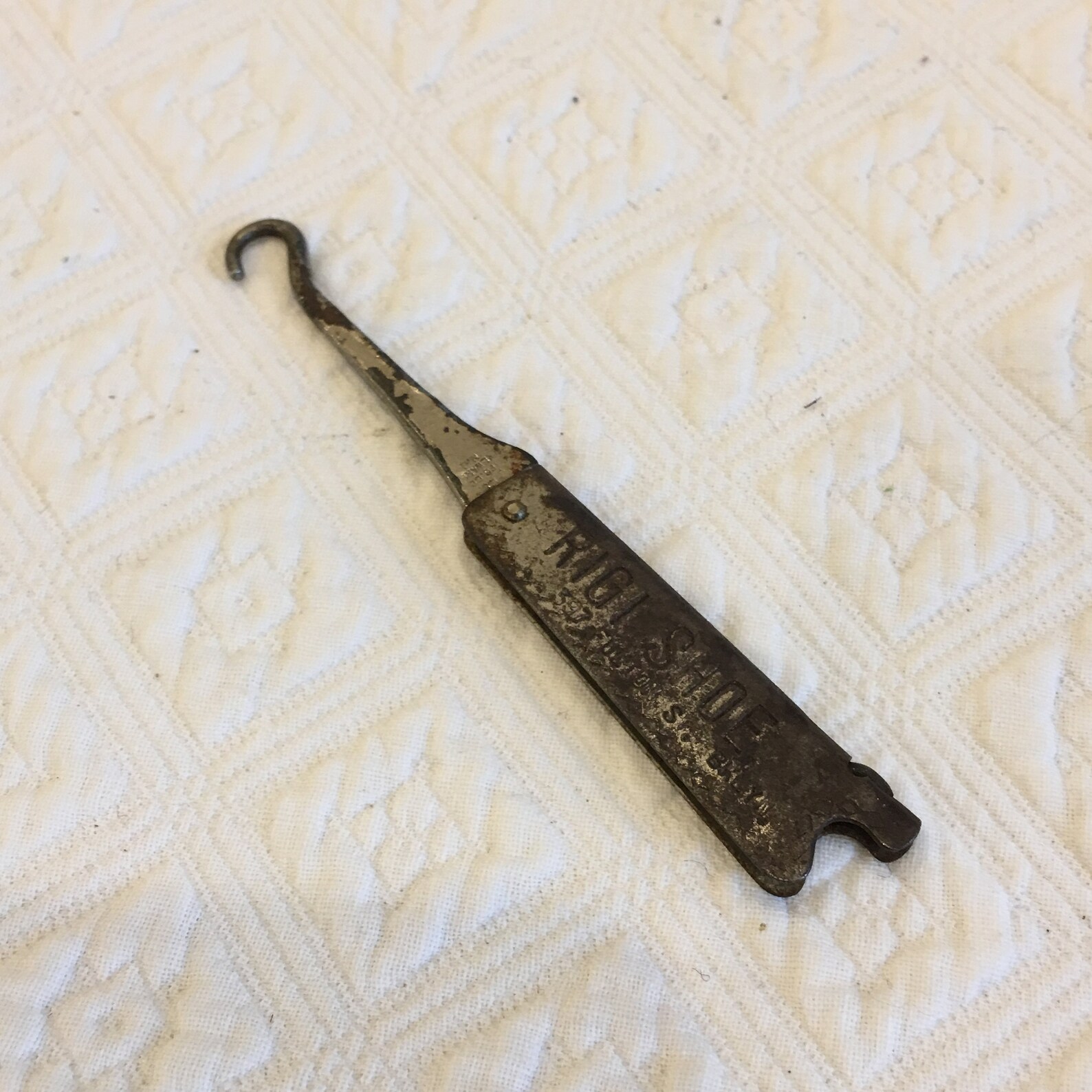 Antique 1903 Victorian Button Hook, JLS Mfg. Co. Rigi Shoe Buttoner ...