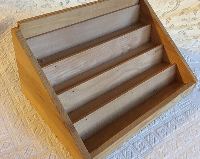 Vintage Stairsteps Display Shelf Cabinet. Great for Displaying - Etsy