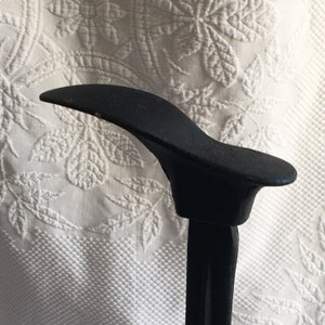 Vintage Large Cast Iron Foot Form for Shoemaker. Great Display Piece ...