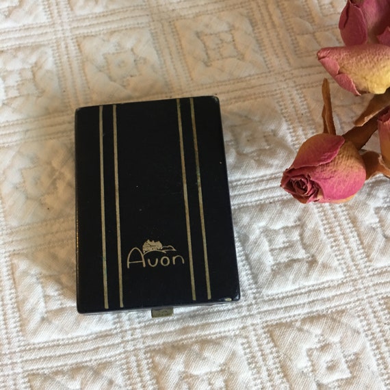 Vintage Avon Compact. Hinged Mirror with Face Powder … - Gem
