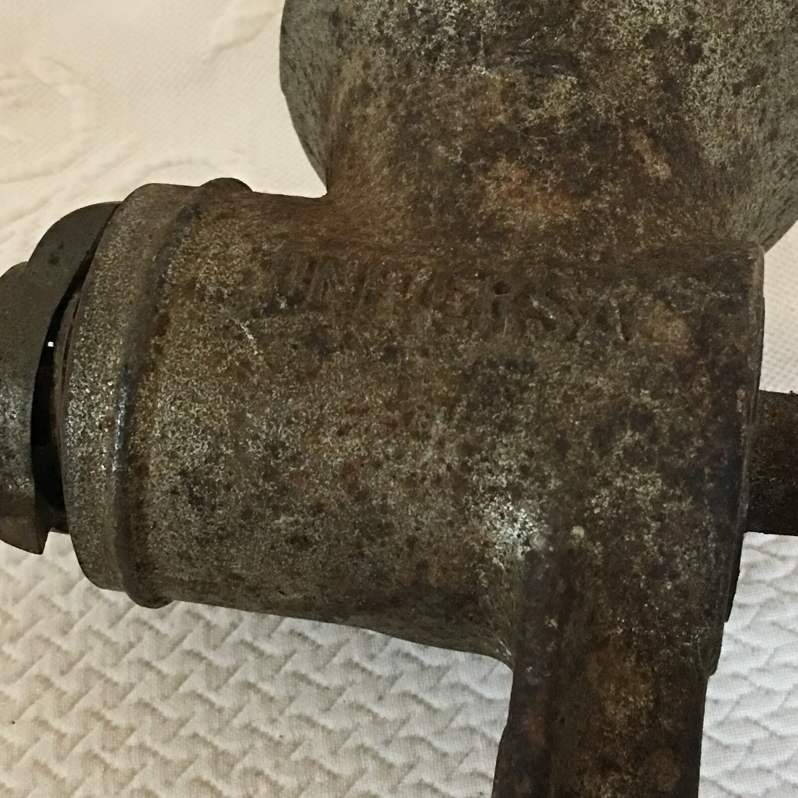 Antique Meat Grinder. Table Clamp on Bottom of Hand Cranking - Etsy