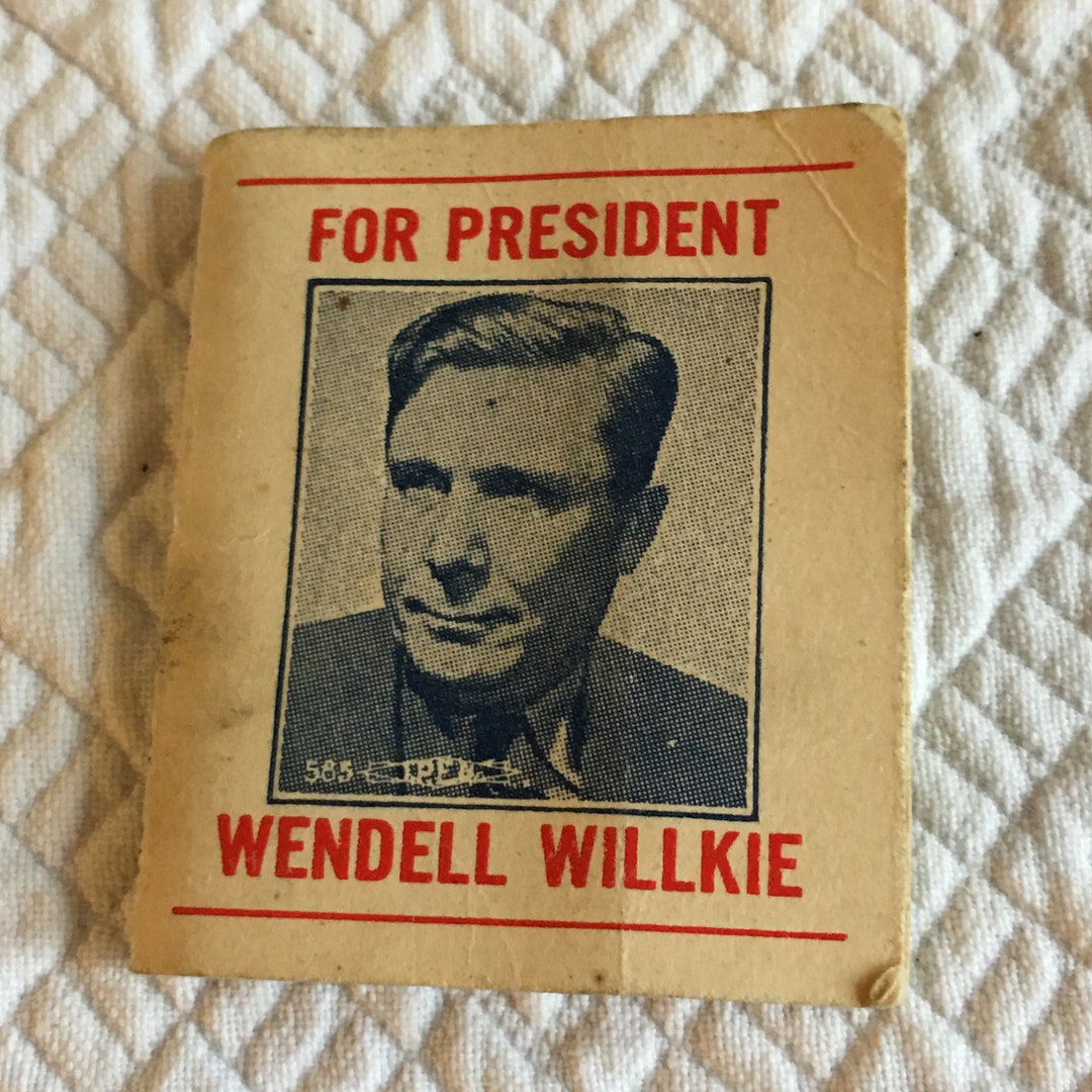 Vintage Wendell Willkie for President. Used Matchbook Fm. 1940 ...