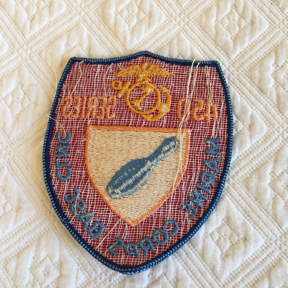 Vintage Marine Corps Bowling Patches. Base 175 Club C… - Gem