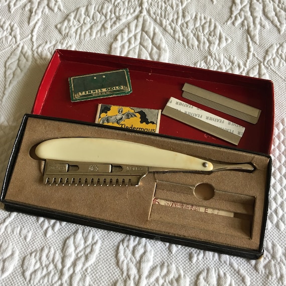 Antique Durham Duplex Safety Straight Razor. Easily Assembled - Etsy