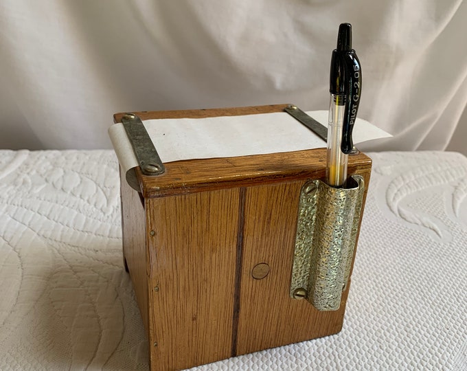 Vintage Counter Note Taking Box. Using Adding Machine Paper Rolls and ...