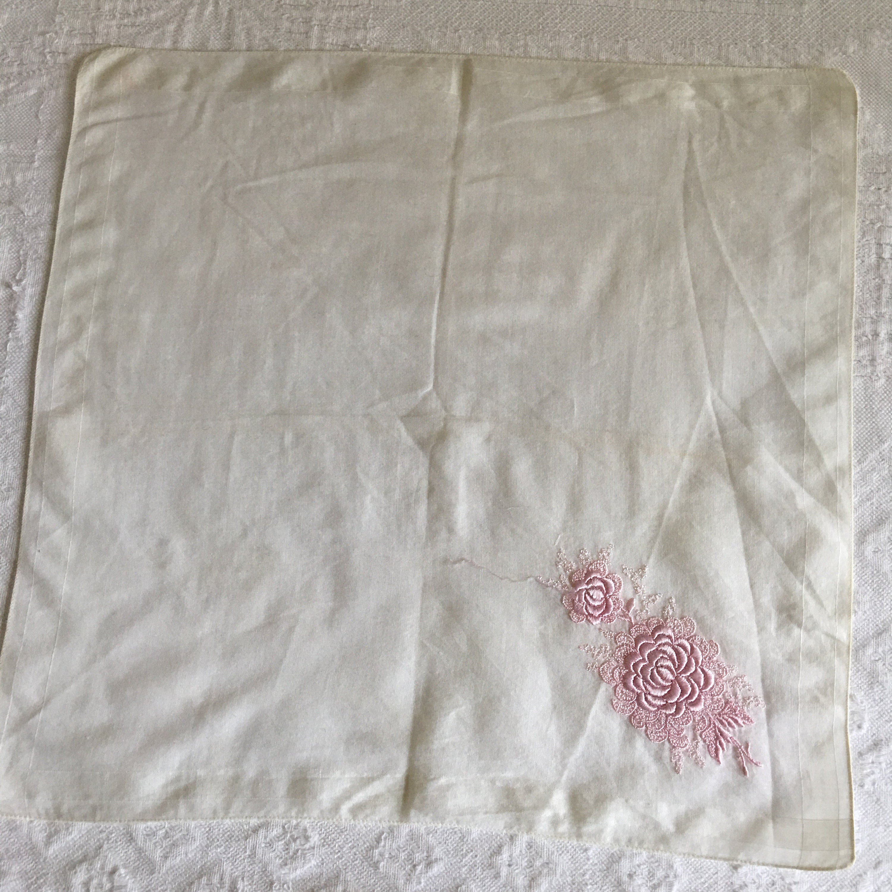 Vintage 7 fazzoletti cotone lino all'uncinetto seta e | Etsy