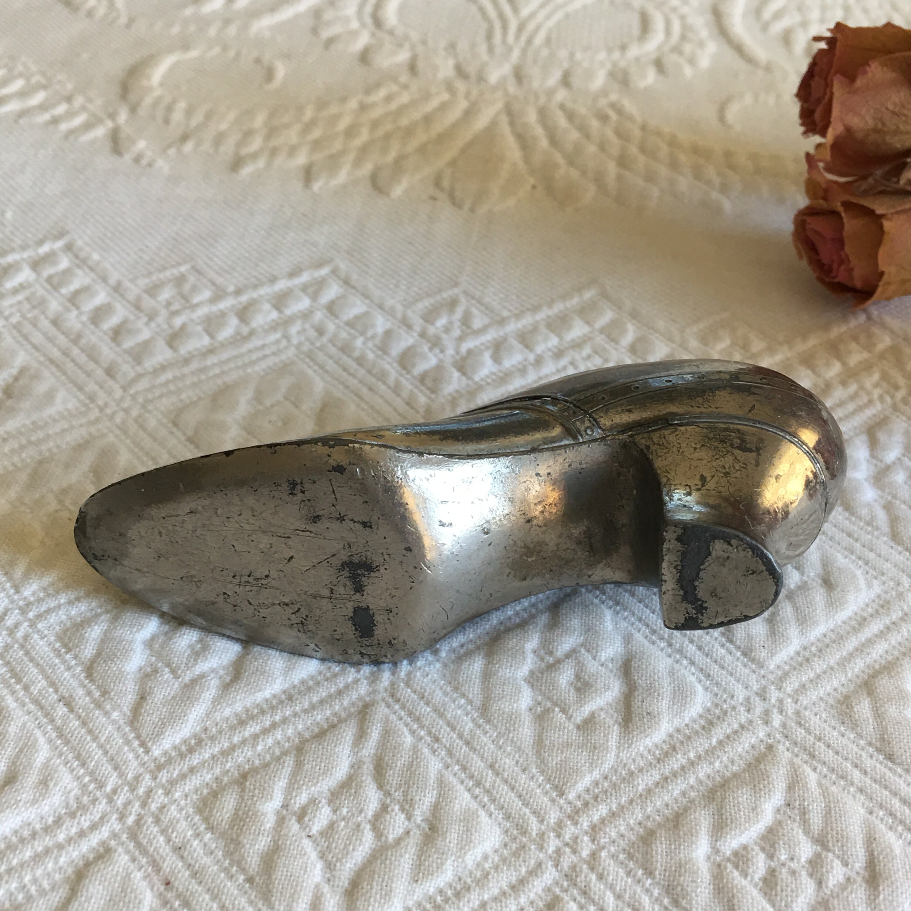 Victorian Small Metal Shoe to Hold Trinkets. Open Holes for - Etsy UK