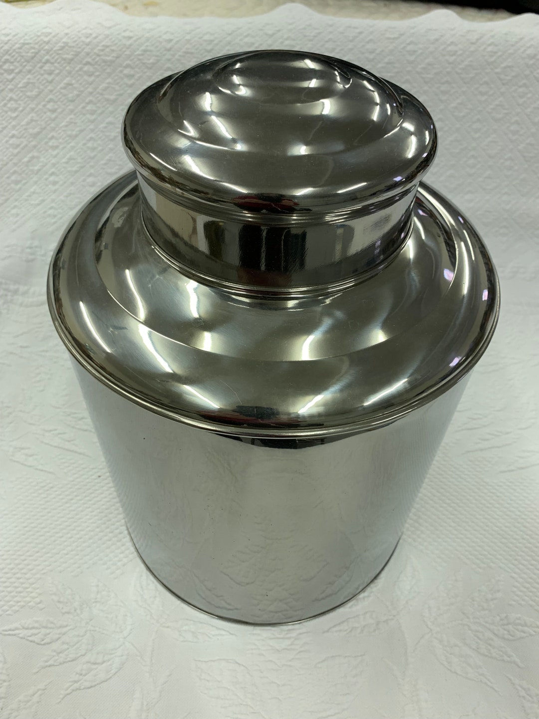 Large Stainless Steel Storage Container. Great for Kitchen and Pantry ...