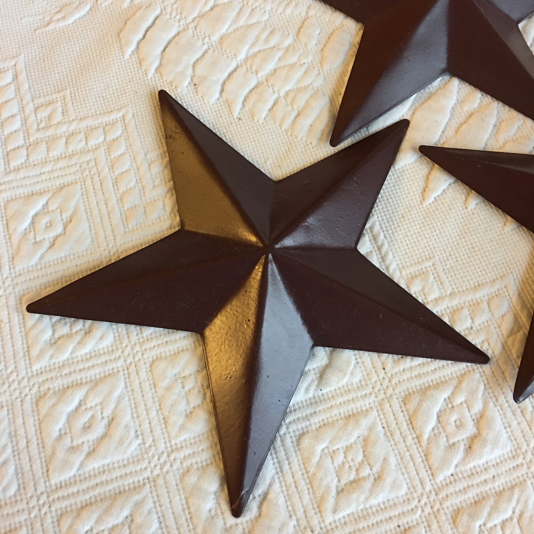 Red Metal Star to Hang on the Wall With Ring on the Back. Wall ...