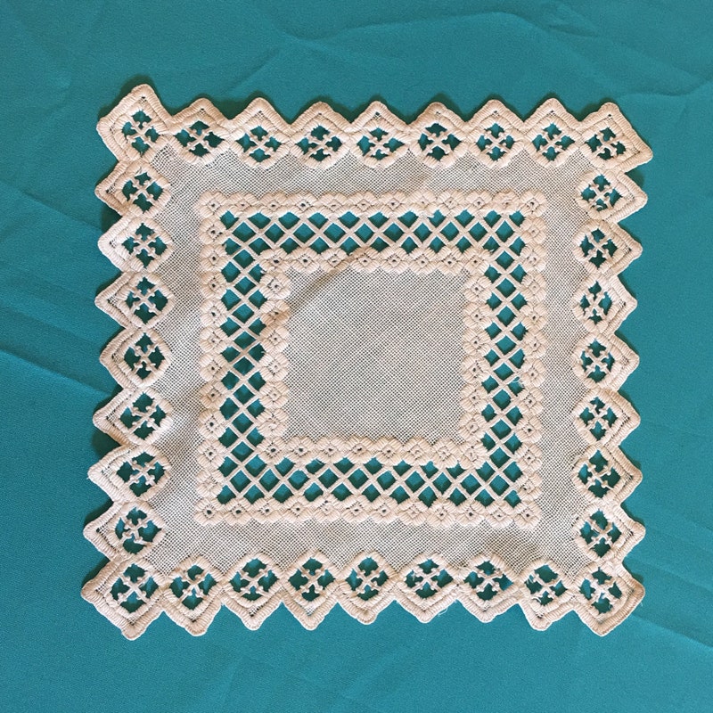 Hardanger Doily - Etsy