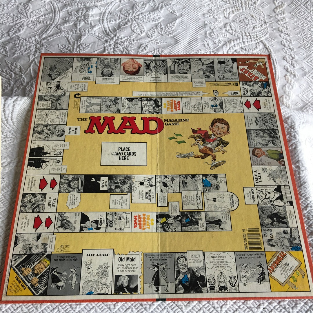 Vintage 1979 the Mad Magazine Game From Parker Brothers. Ages 8 to ...