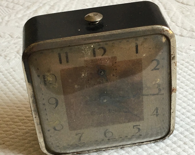 Vintage E. Ingraham Co. Time King Clock, Bristol, Conn. Square Clock ...