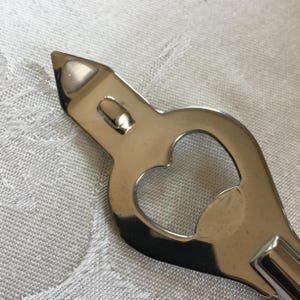 Vintage Bar Set in Stainless Steel. Can Openers, Corkscrew, Cutter and ...