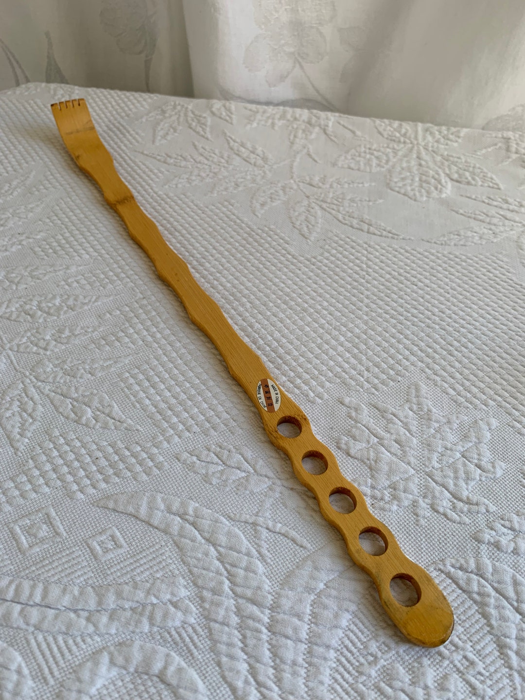 Vintage Bamboo Back Scratcher. Choose Faux Bamboo With Hand on One End ...