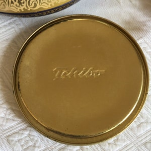 Vintage Blue and Gold TCHIBO Coffee Can. Original Vintage Metal Fancy ...