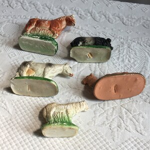 Vintage Chalkware Animals. Choose Horse, Cow, Camel, Sheep or Pig. Add ...