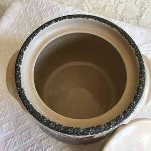 Vintage Casey Pottery Cookie Jar. Made in Marshall, Texas. Three Apple ...