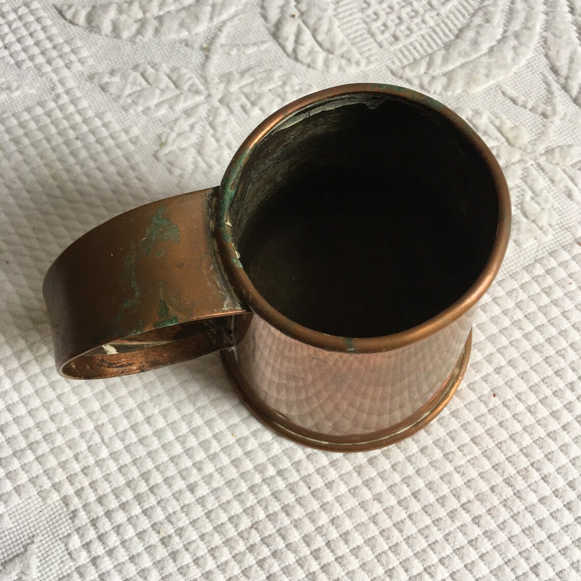 Vintage Copper Colonial Virginia Antique Style Mug. Handmade in Hampton ...