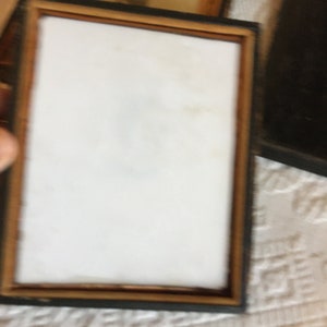Antique Civil War Book Style Frame With Pictures of Man and Woman. Gold ...