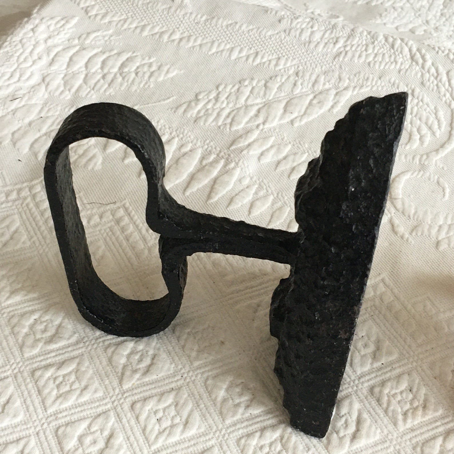 Antique Wrought Iron Iron. Great Display Black Rustic Looking | Etsy