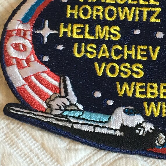 Vintage NASA STS-101 Space Shuttle Patch Stitched: Ha… - Gem