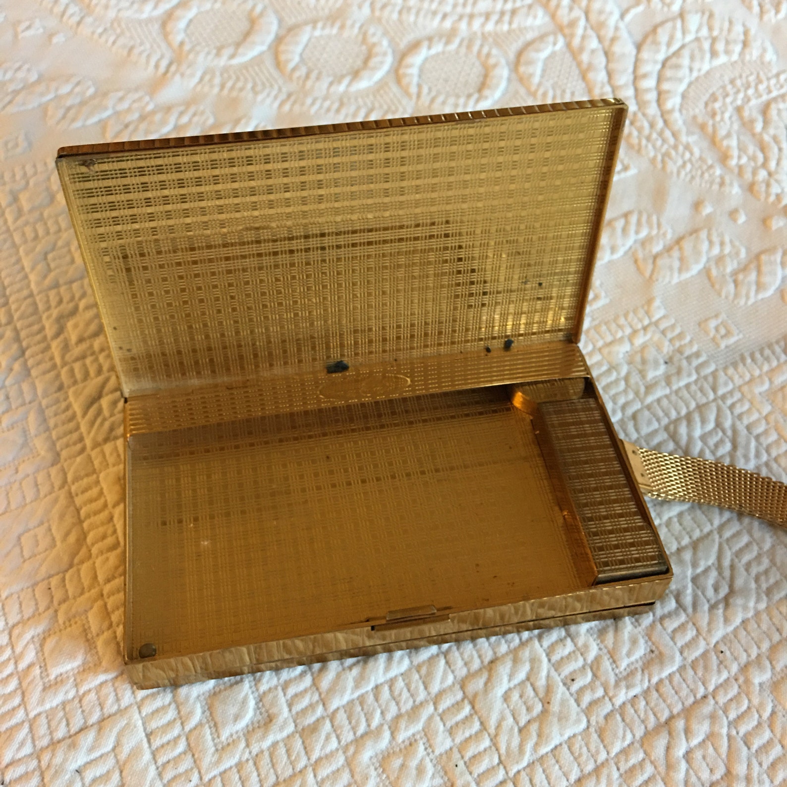 Vintage 1940s Evans Compact Purse Cigarette/money Credit Card Purse ...