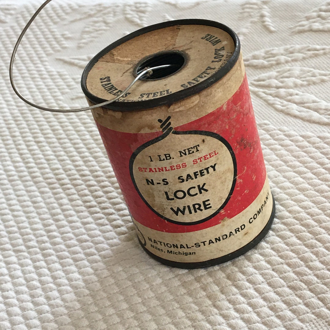 Vintage Stainless Steel N-S Safety Lock Wire From National-standard ...