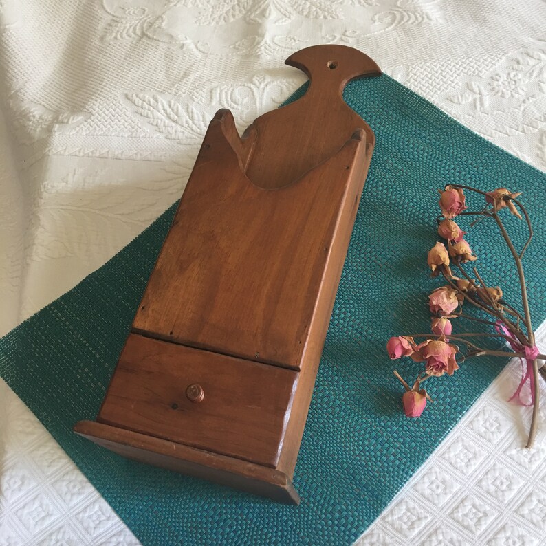 Vintage Primitive Wall Box. Open Space for Long Matches or - Etsy
