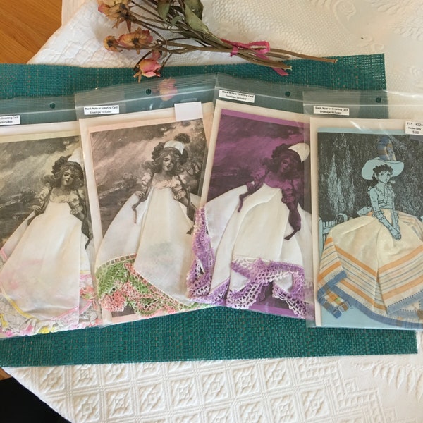 Handkerchief Card - Etsy